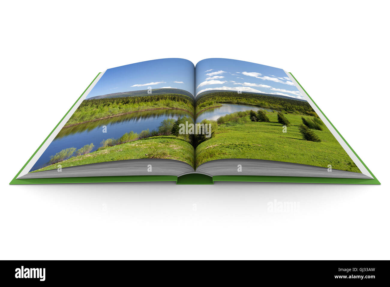 Open book photo illustration hi-res stock photography and images - Alamy