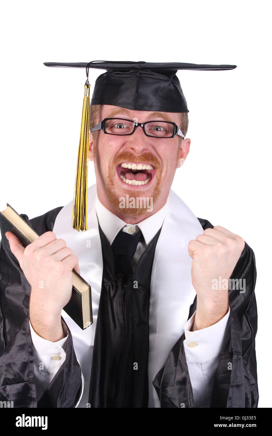 happy graduation a young man Stock Photo - Alamy