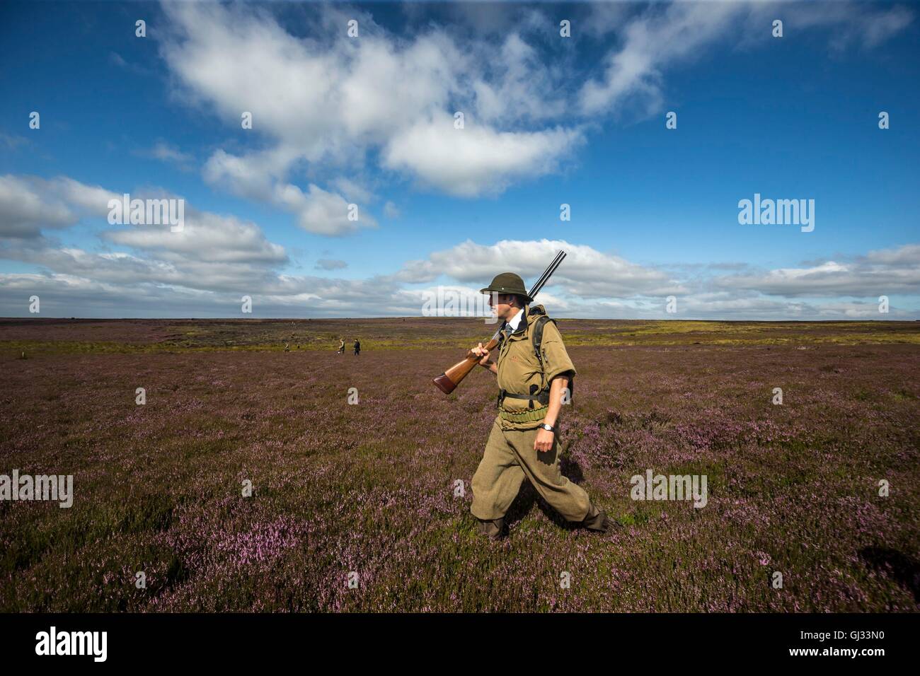 The start of the grouse shooting season gets underway on Spaunton Moor ...