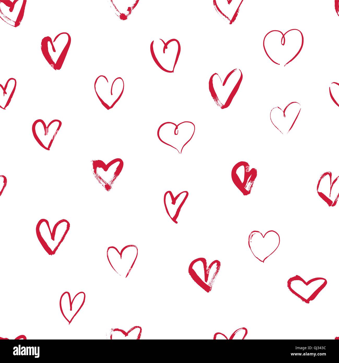 Vector hearts pattern Stock Vector Image & Art - Alamy