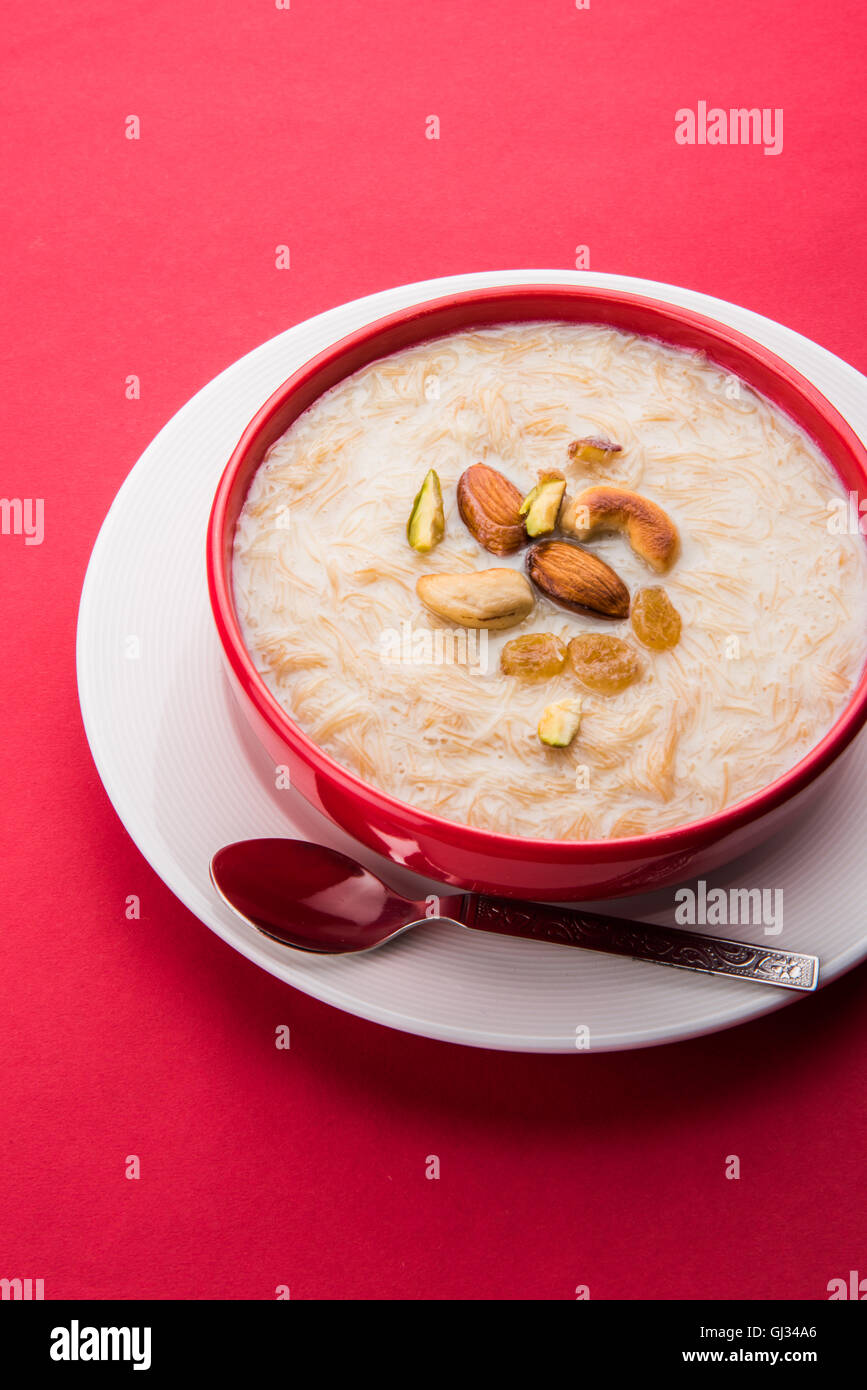 sweet Kheer or khir payasa, gil-e-firdaus, fereni also known as Sheer ...
