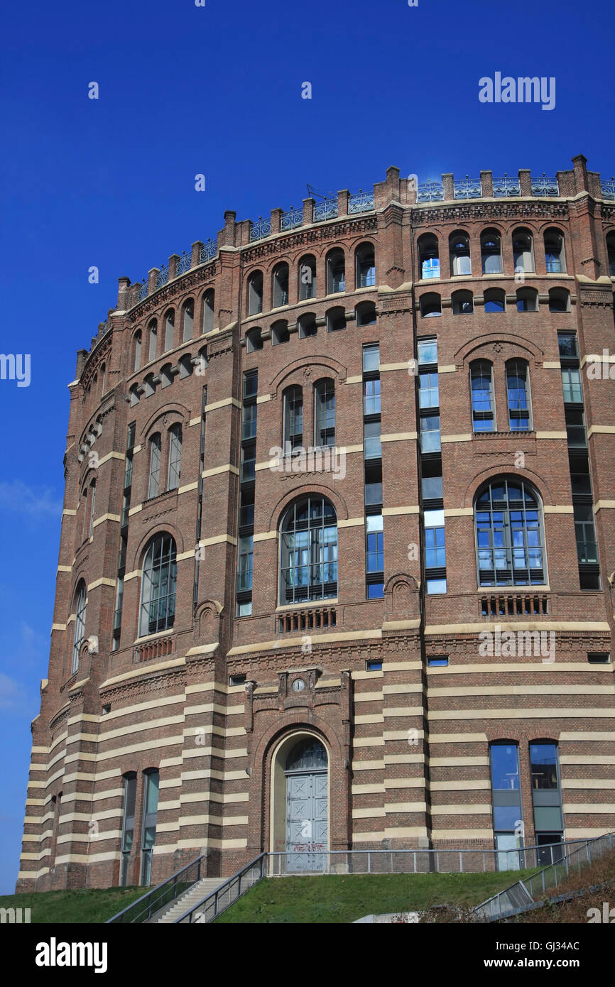 Gasometer in Vienna Stock Photo - Alamy
