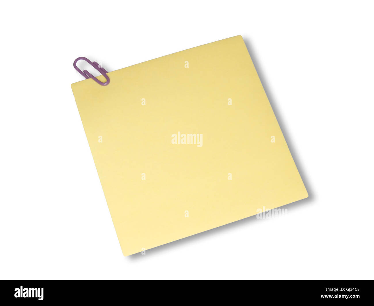 Purple post it note Cut Out Stock Images & Pictures - Alamy