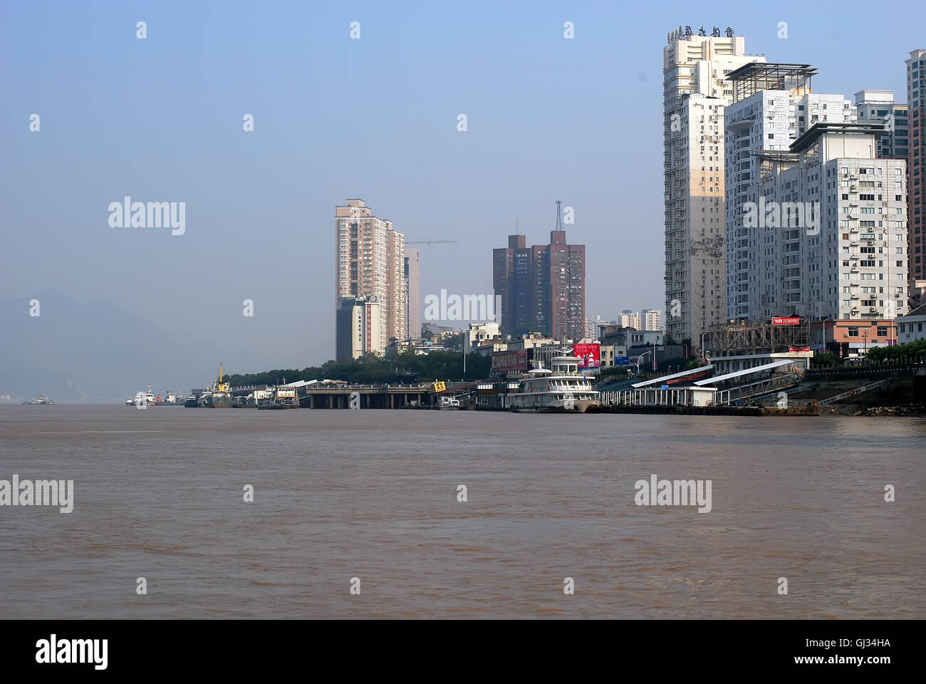 Development of a small city in China - New buildings Stock Photo - Alamy