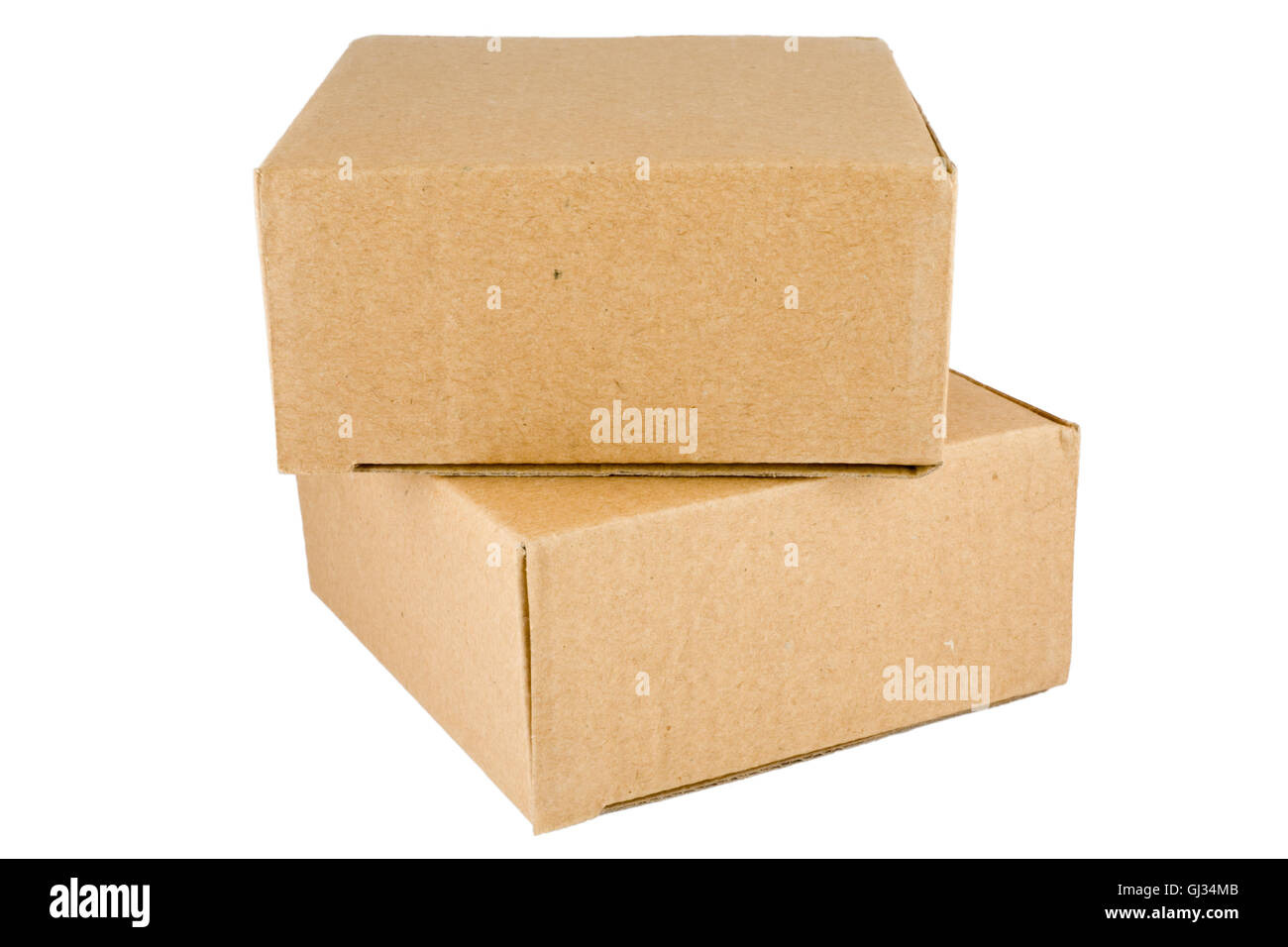 Stacked Cardboard Box Stock Photo - Alamy