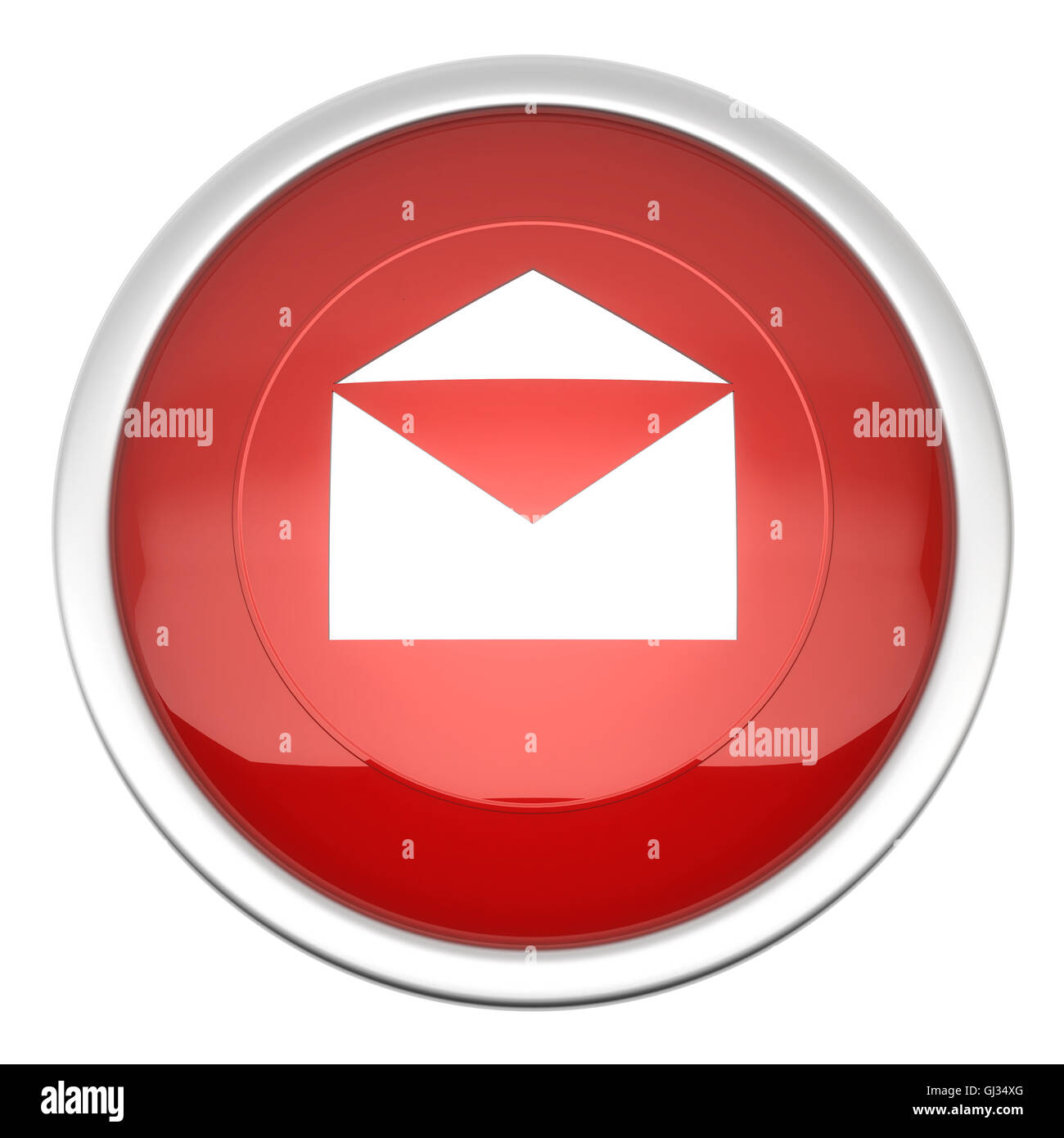 Mail on Icon Stock Photo - Alamy