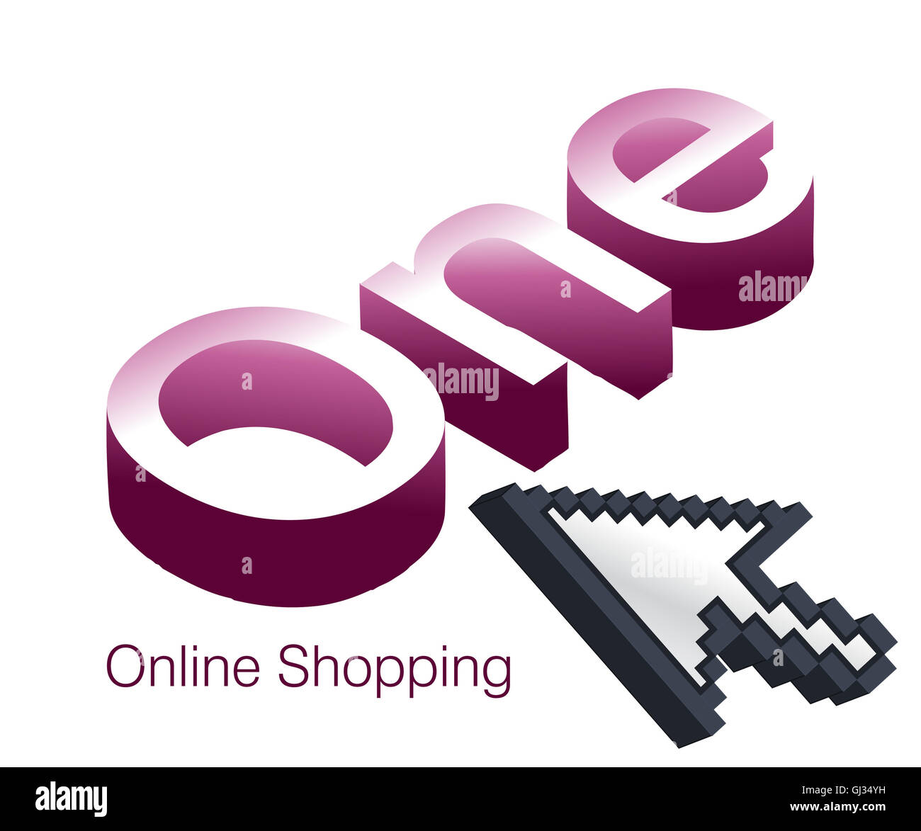 Logo Design for Online Shopping website Stock Photo - Alamy