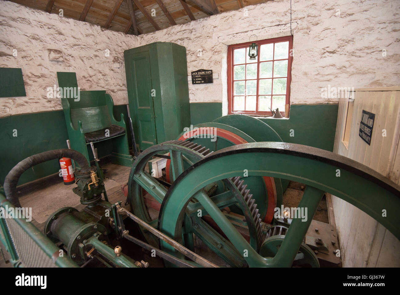 Colliery at the Beamish Open Air Museum, near Stanley in County Durham ...