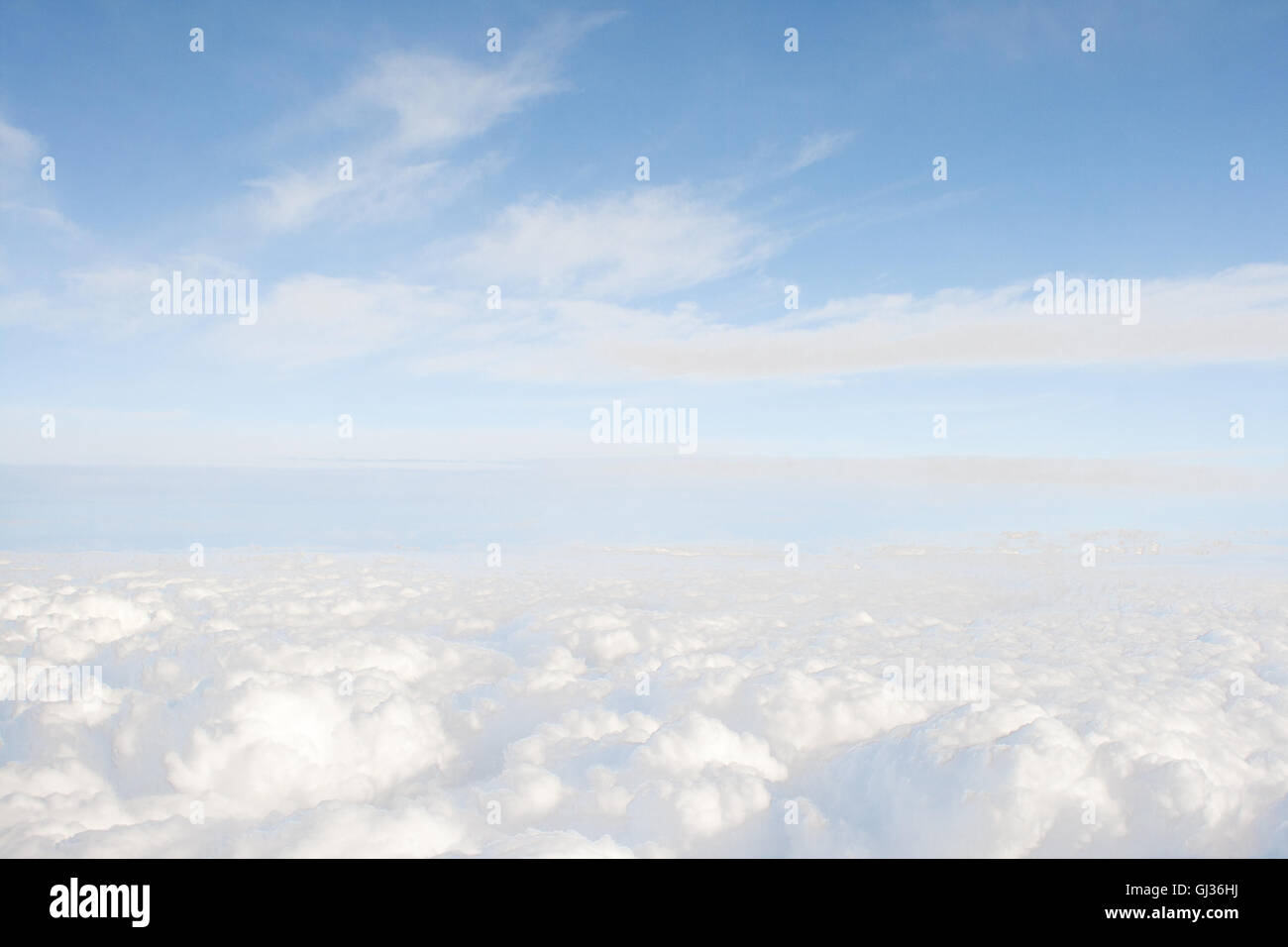 heavenly view high above the clouds Stock Photo - Alamy