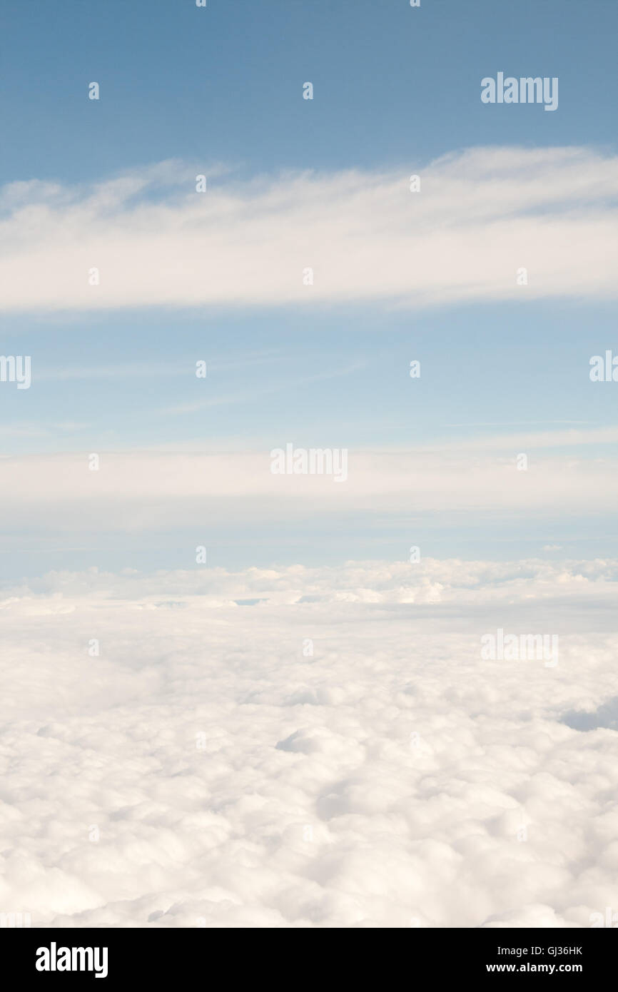 heavenly view high above the clouds Stock Photo - Alamy