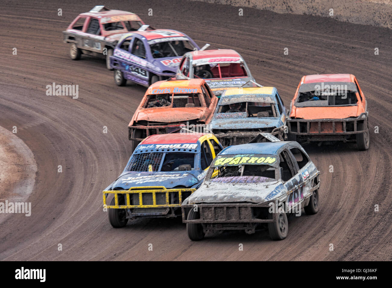 1300 Stox in a race at The Adrian Flux Arena Kings Lynn Stock Photo - Alamy