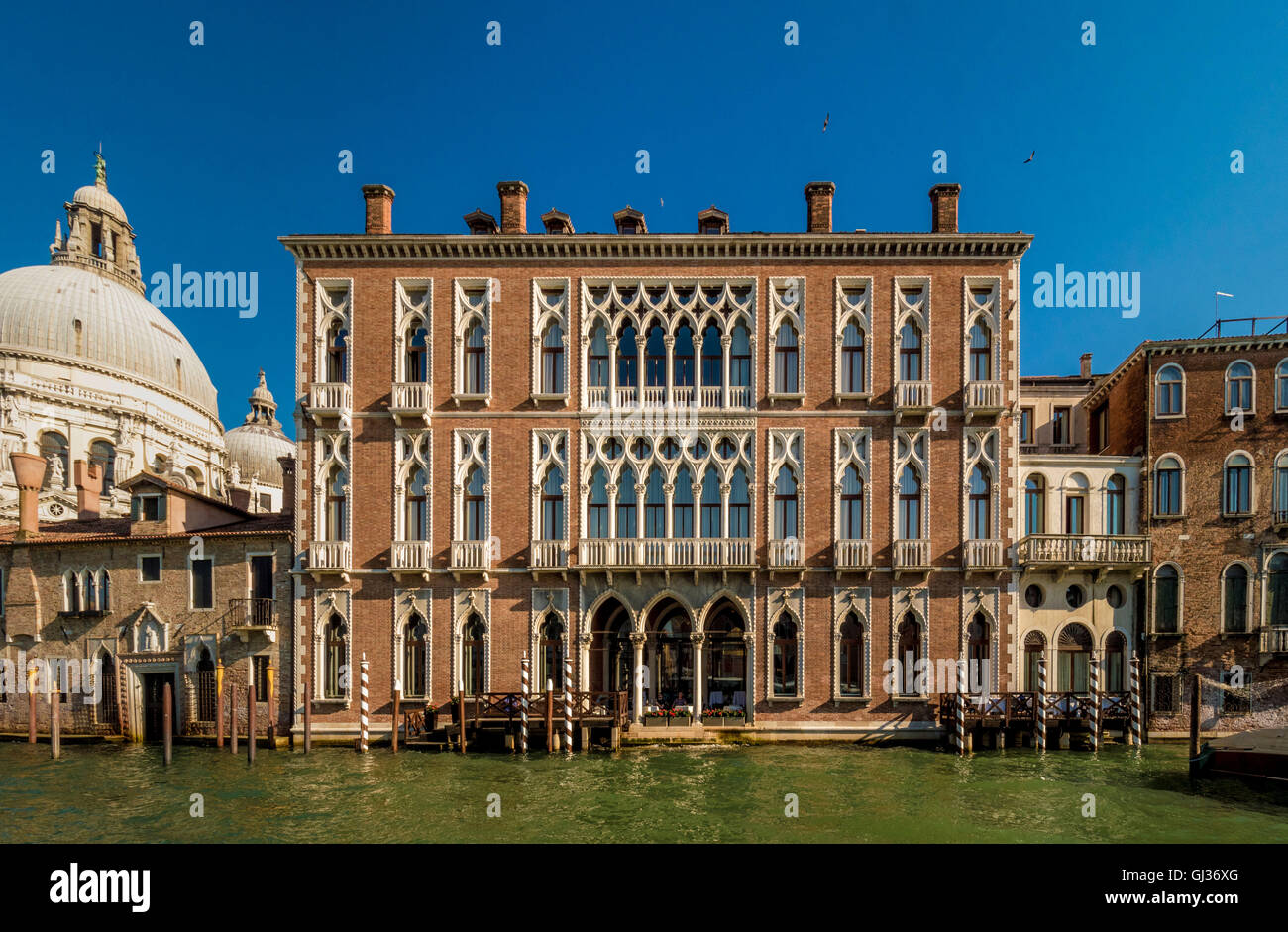 Traditional venetian palazzo buildings along the Grand Canal. Venice, Italy Stock Photo - Alamy
