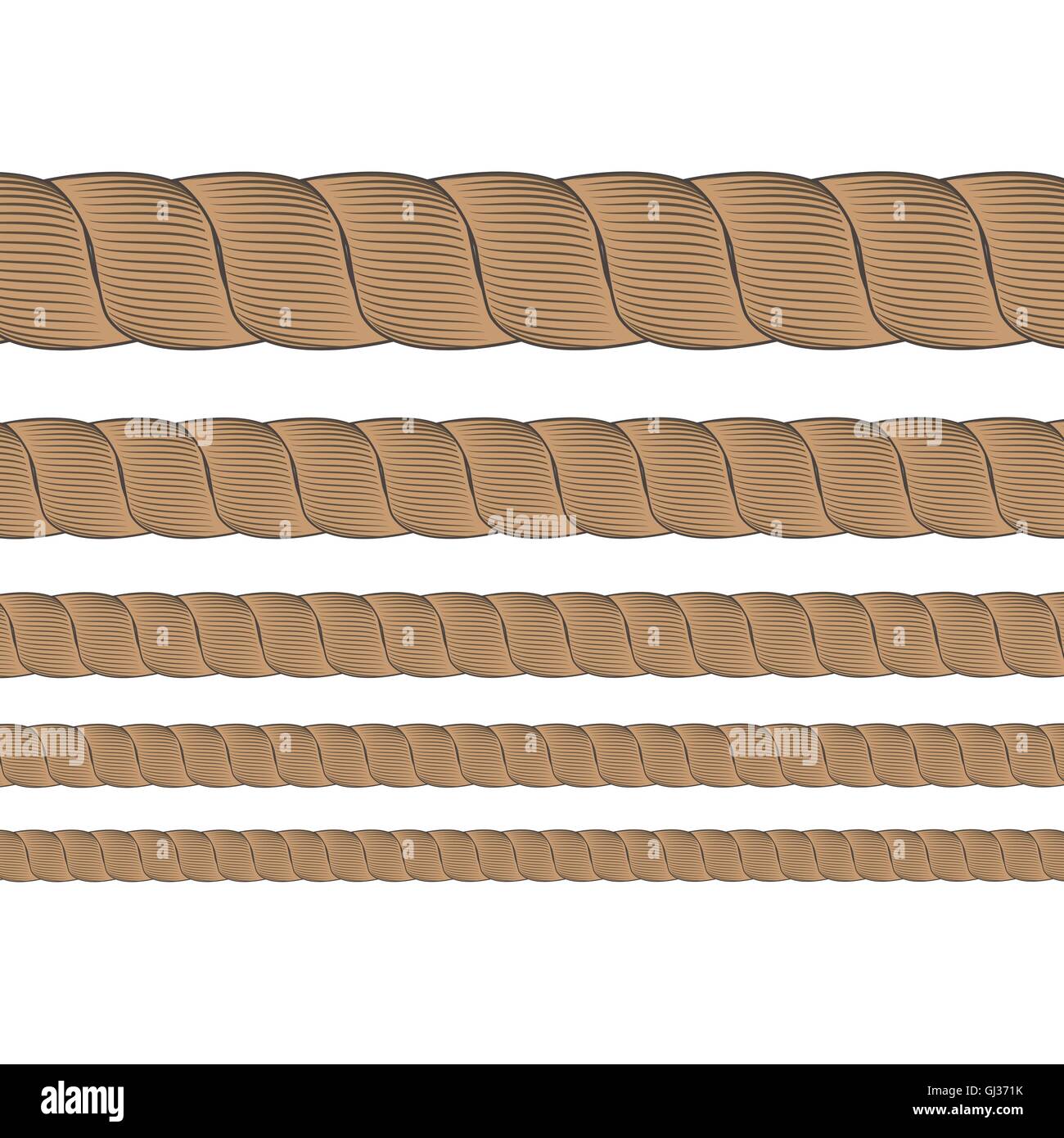 Set of Metal Cables Stock Vector Image & Art - Alamy