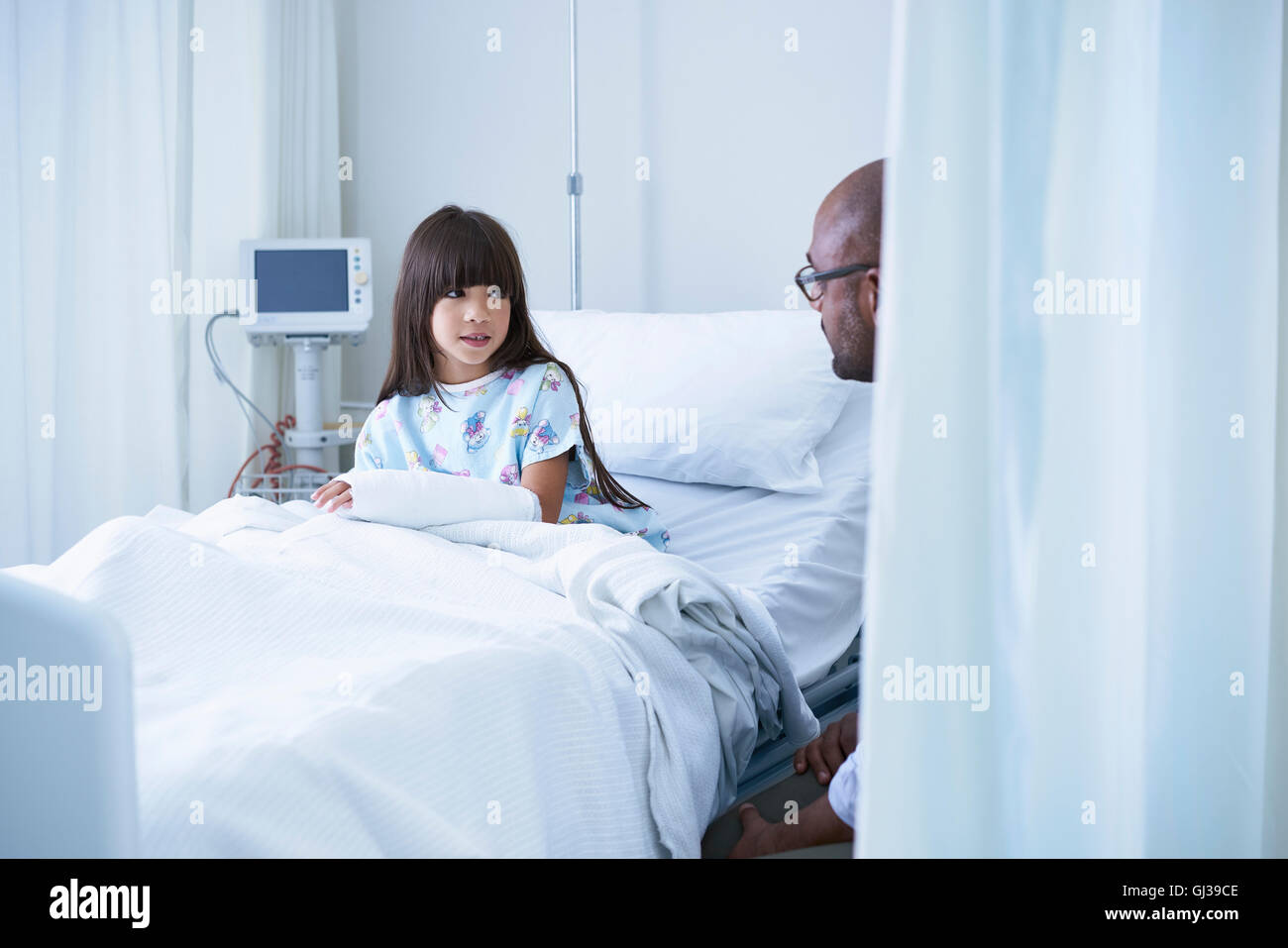 Child Broken Arm Wearing Cast High Resolution Stock Photography and ...