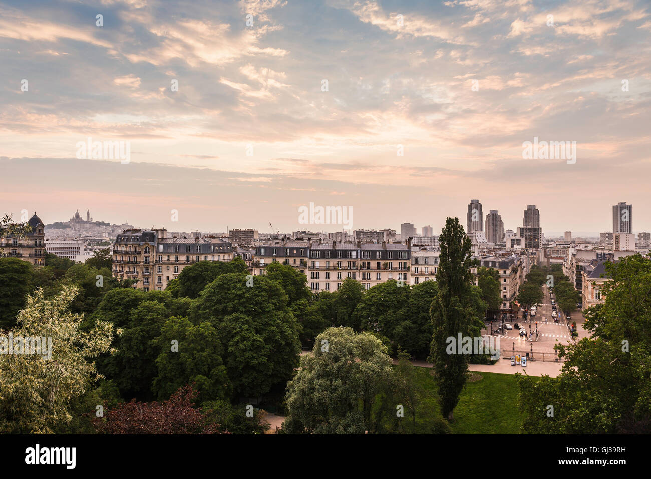 Buttes chaumont paris hi-res stock photography and images - Alamy