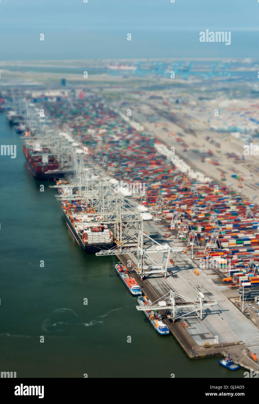 Aerial view of rotterdam hi-res stock photography and images - Alamy