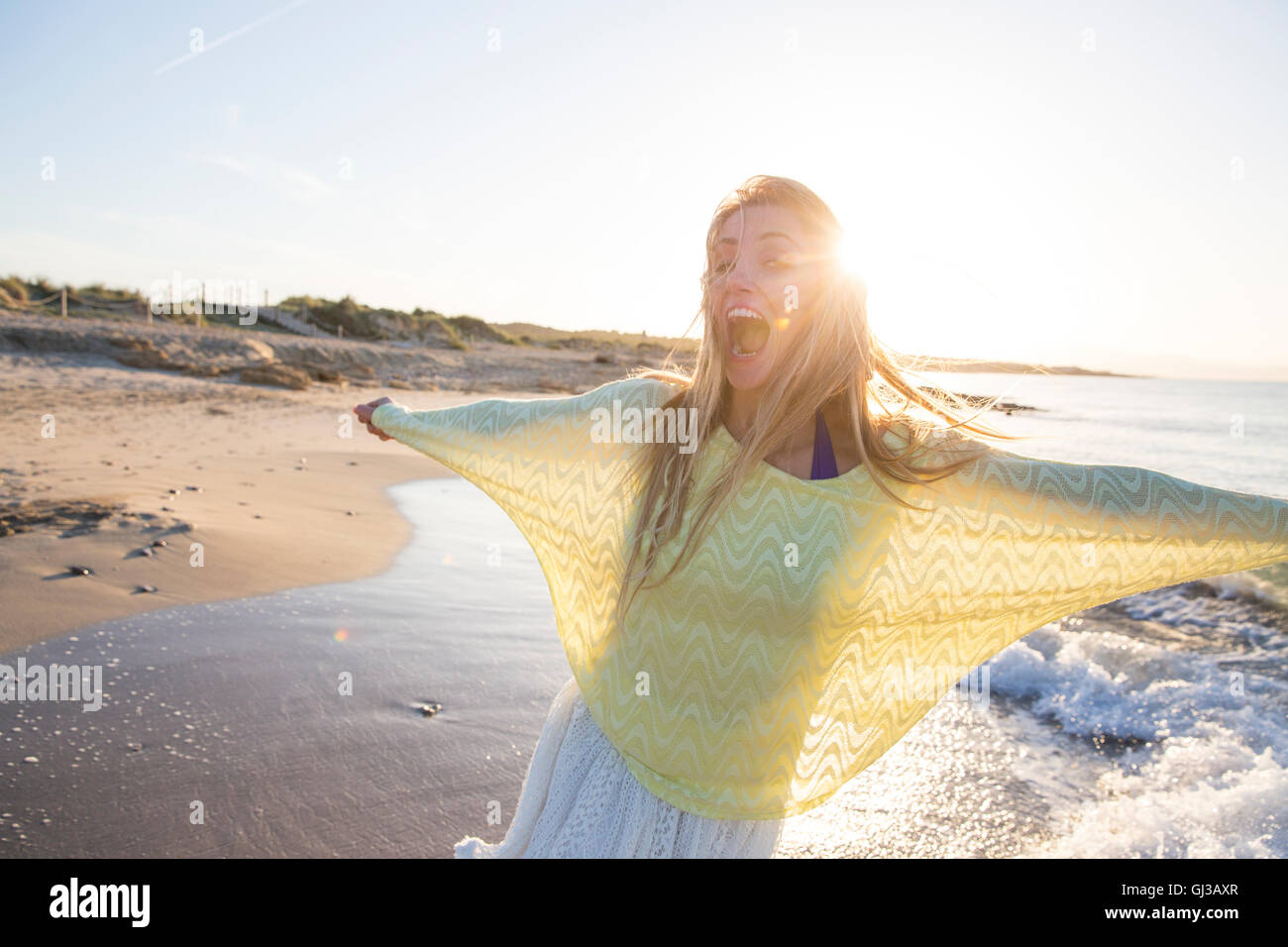 Dancing smiling hi-res stock photography and images - Alamy