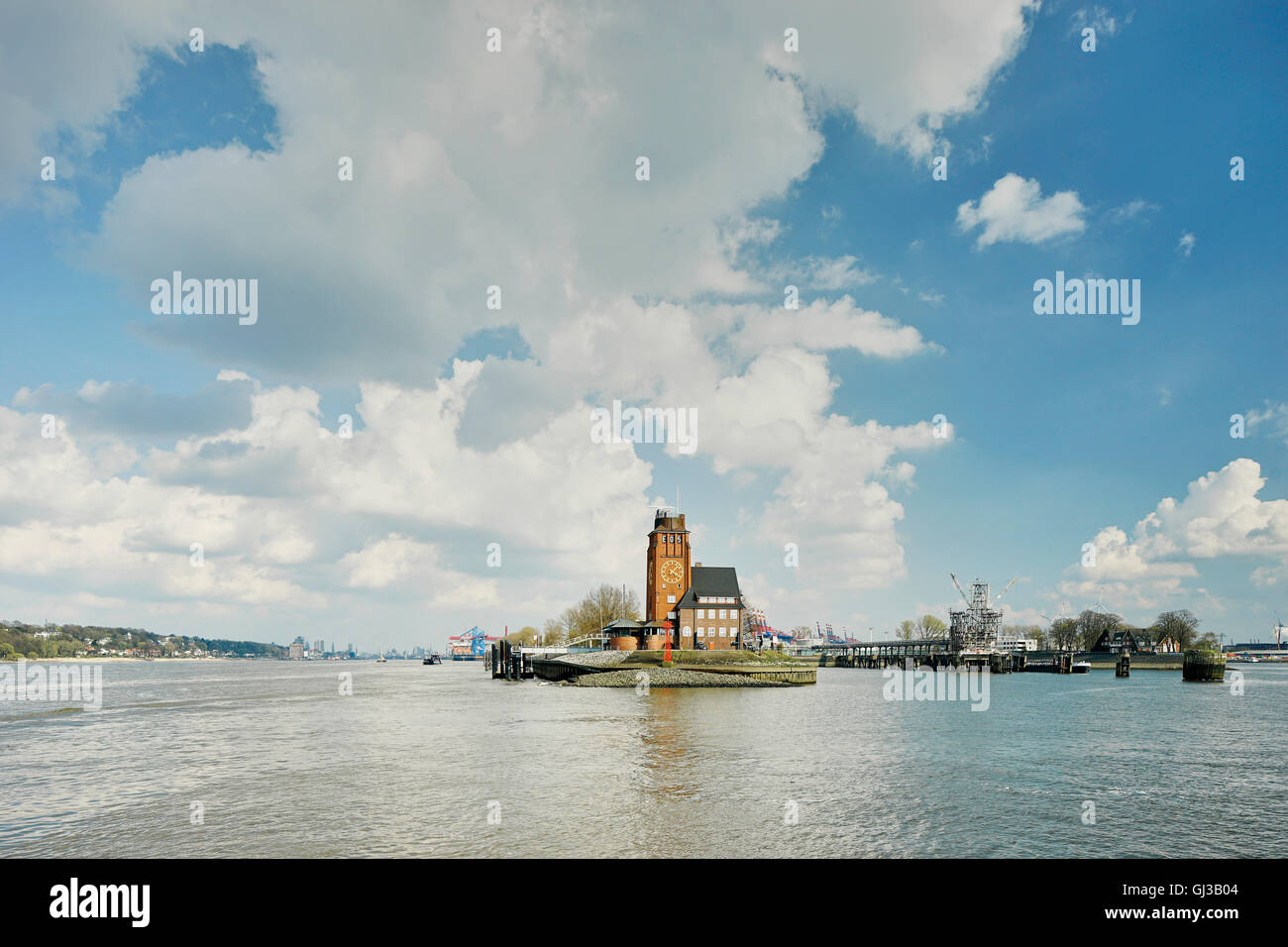 Watchtower lighthouse on river hi-res stock photography and images - Alamy