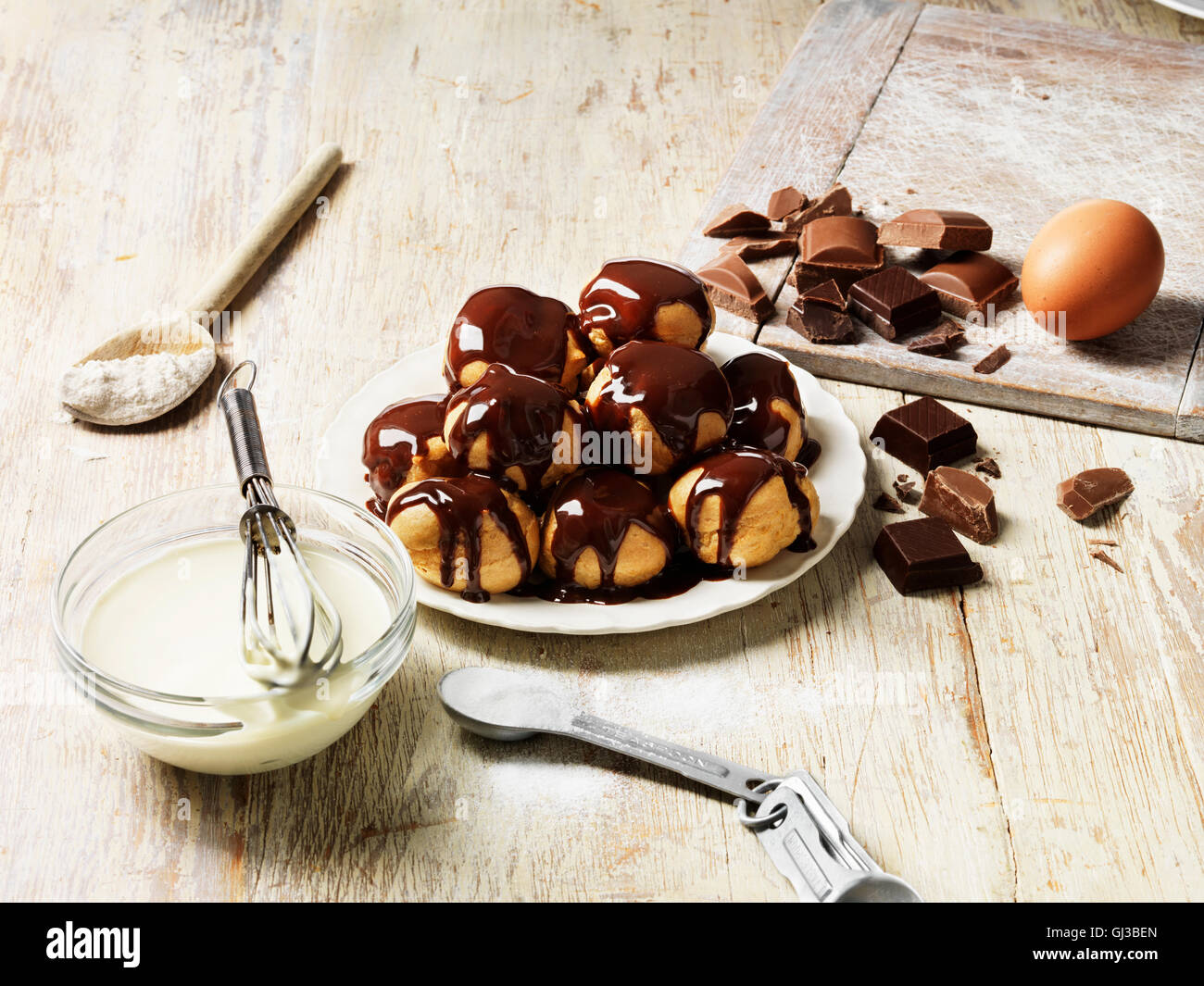 Profiteroles hi-res stock photography and images - Alamy