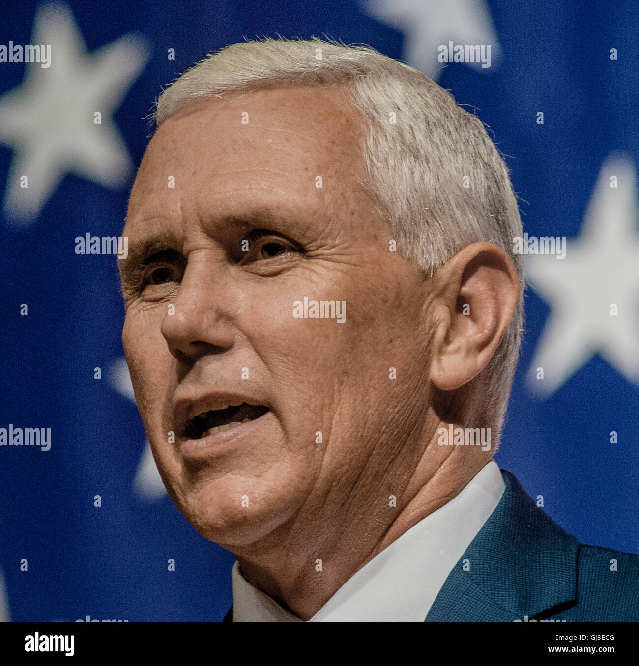 Council Bluffs, Iowa, USA, 8th August, 2016 Republican Vice President ...