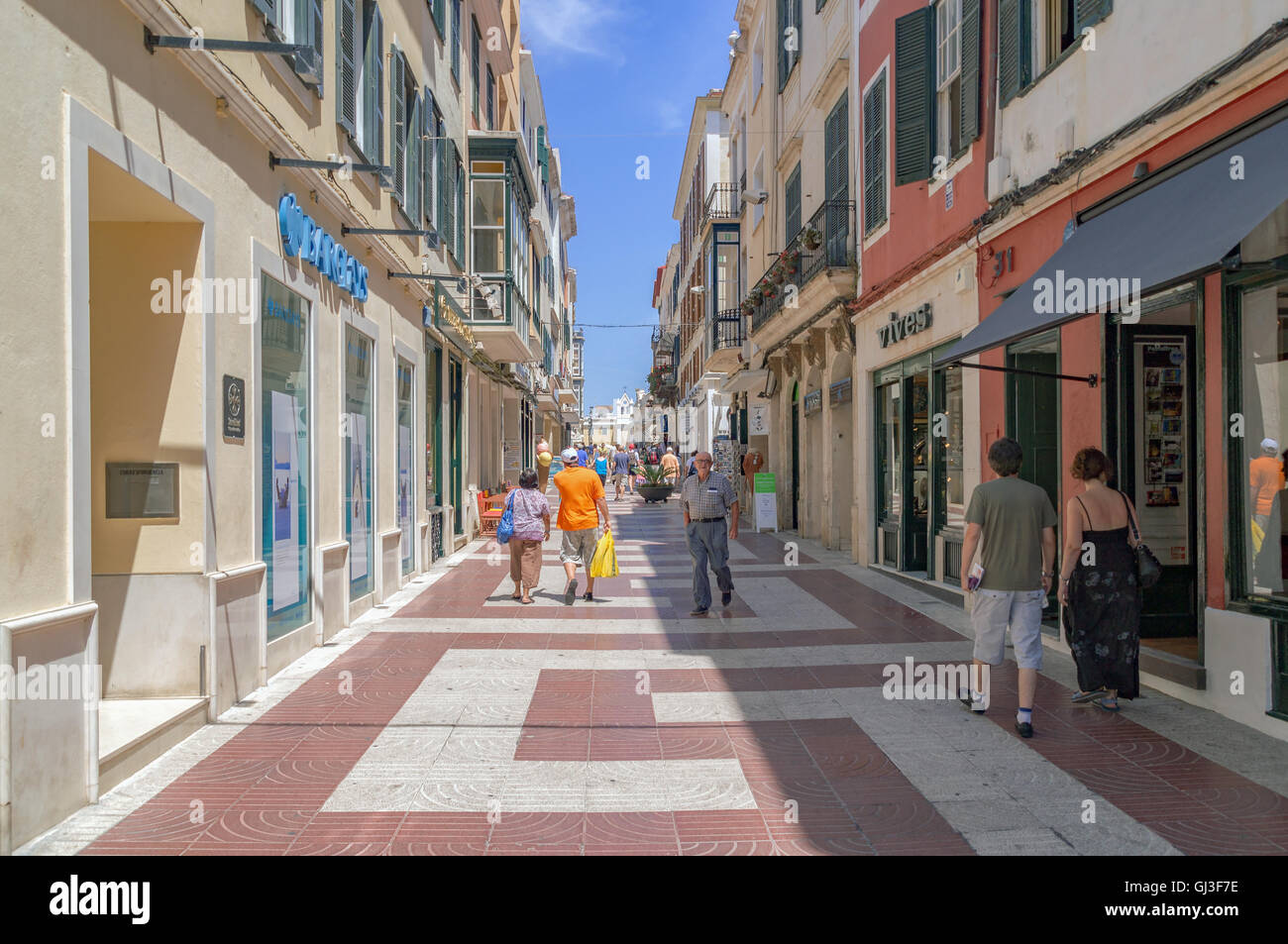 Mahon in Menorca, Spain Stock Photo - Alamy