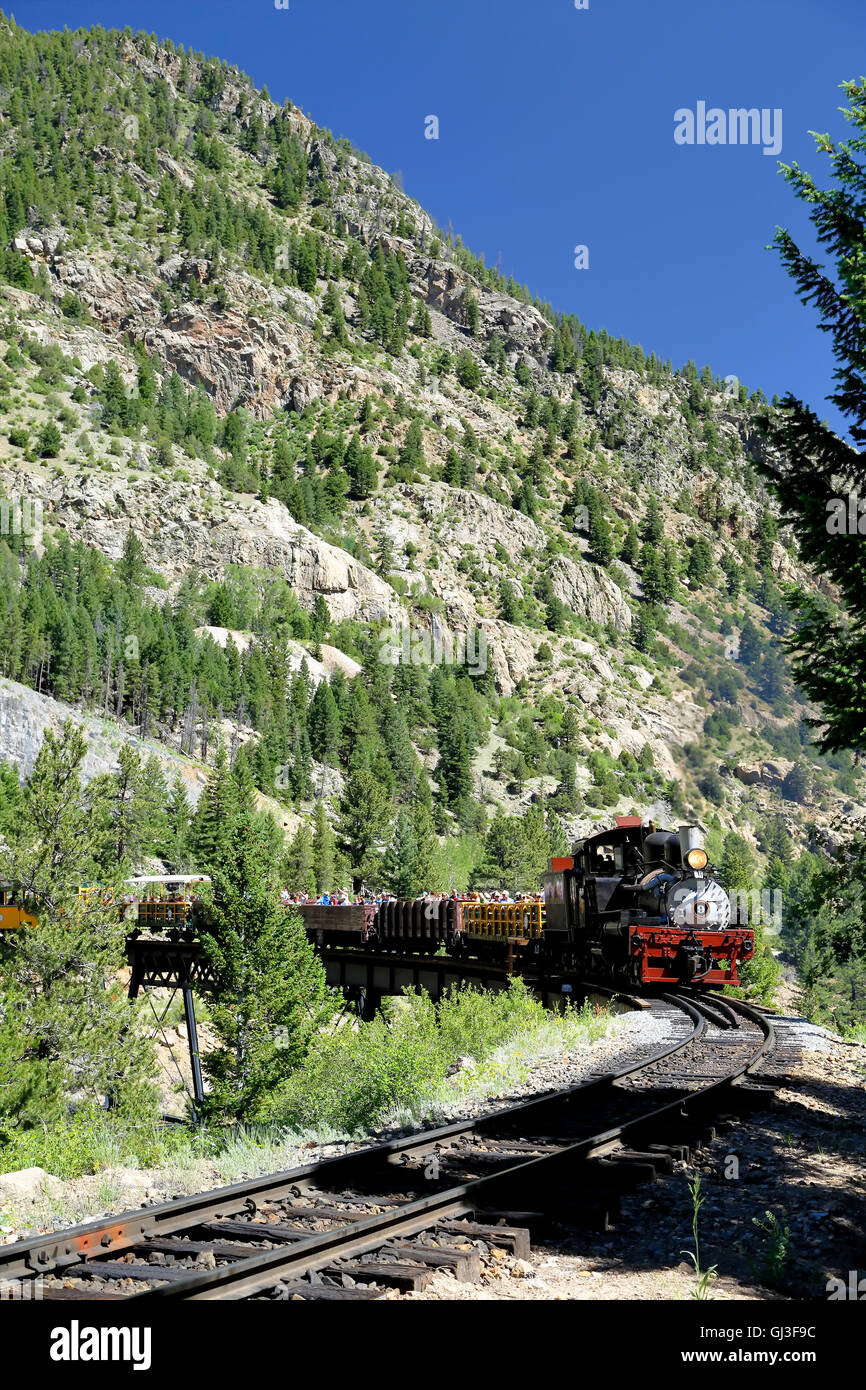 Historic Georgetown Loop Railroad, Georgetown, Colorado USA Stock Photo ...