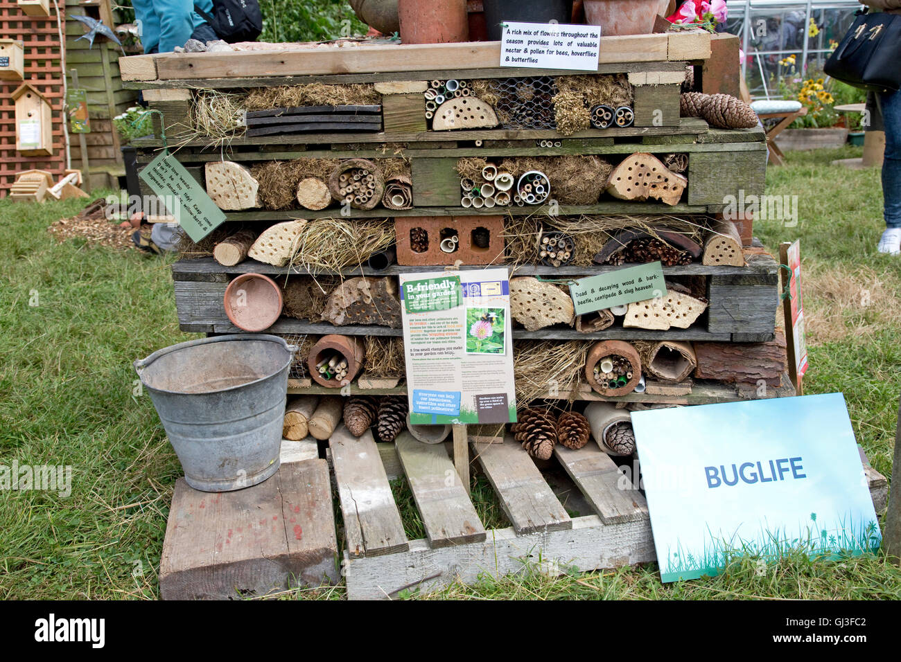 Large insect hotel or bug mansion Countryfile Live 2016 Blenheim Palace ...