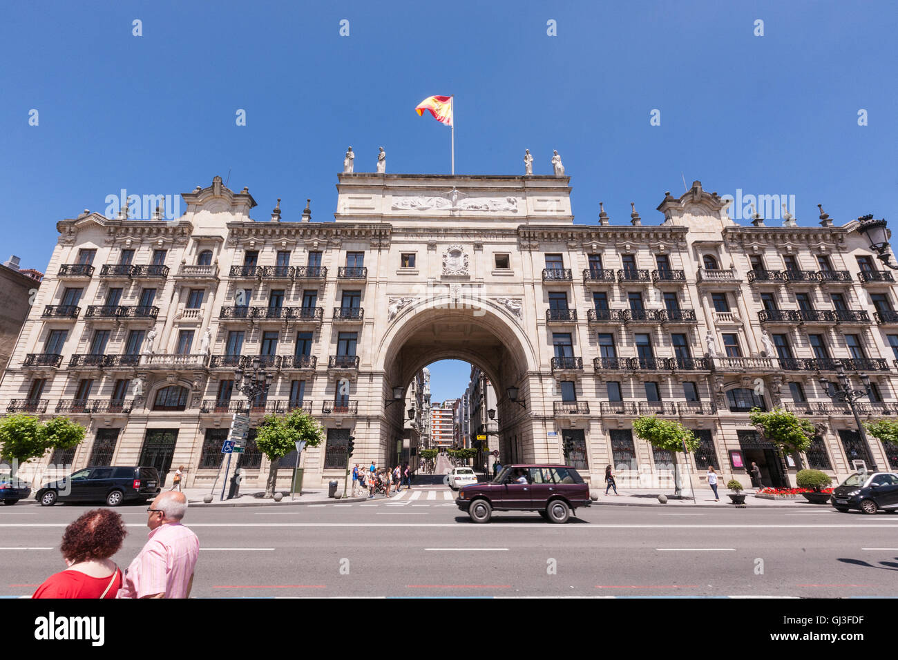 Banco santander headquarter hi-res stock photography and images - Alamy