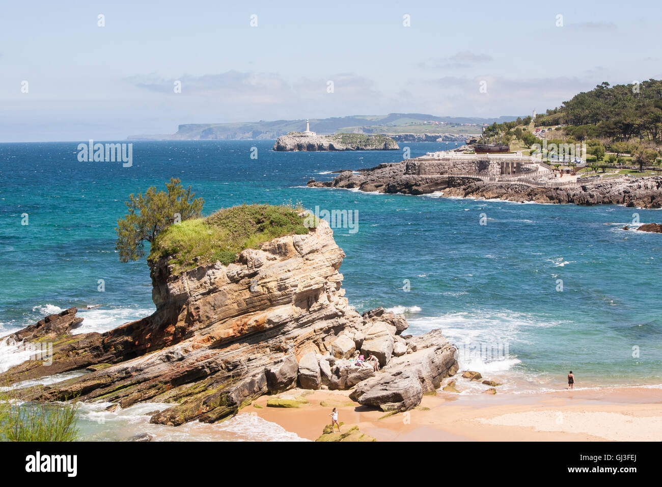 Santander Harbour,Santander Beach,Cantabria,Spain.Santander beach PLAYA ...