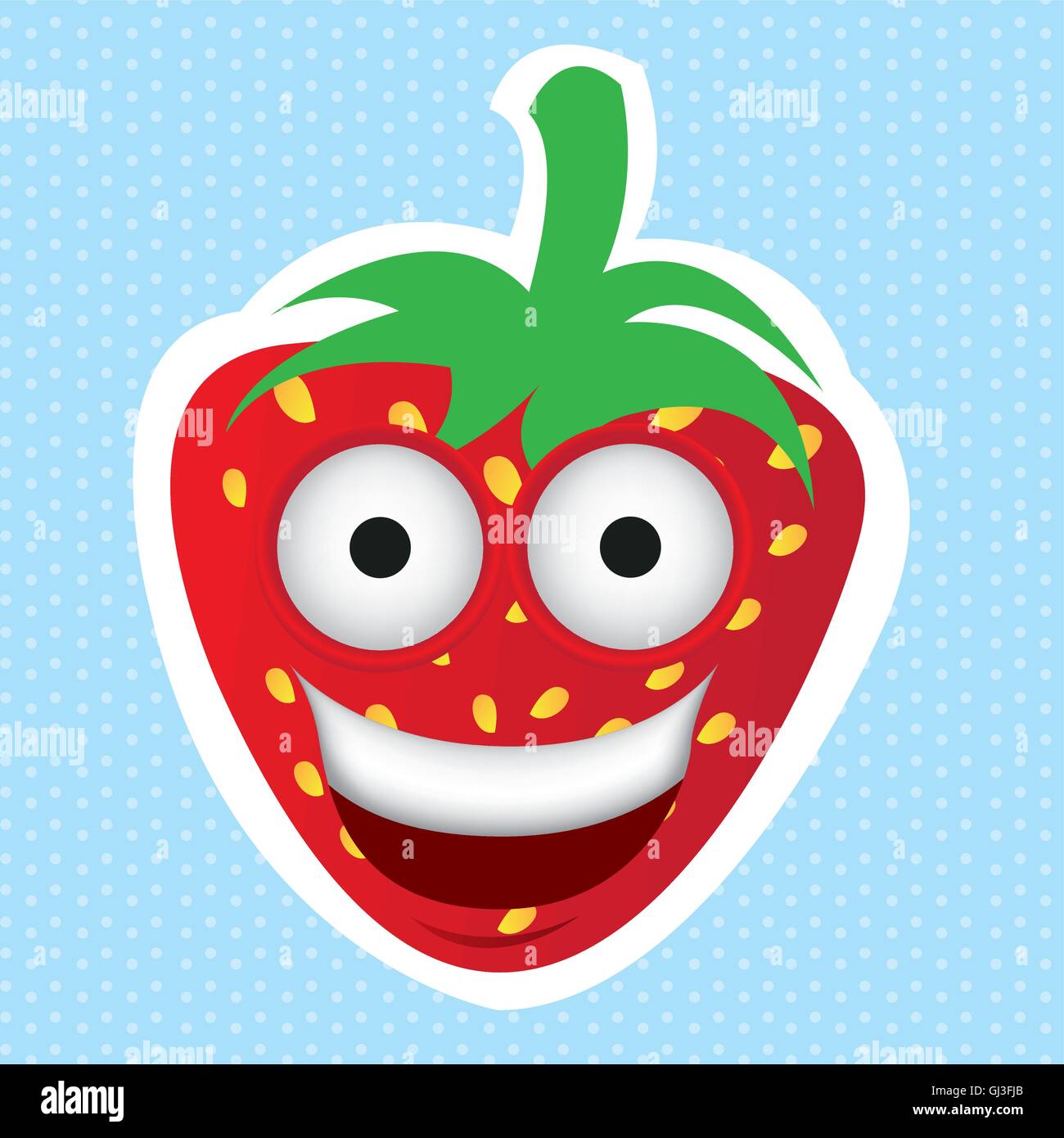Cartoon strawberry big eyes big hi-res stock photography and images - Alamy