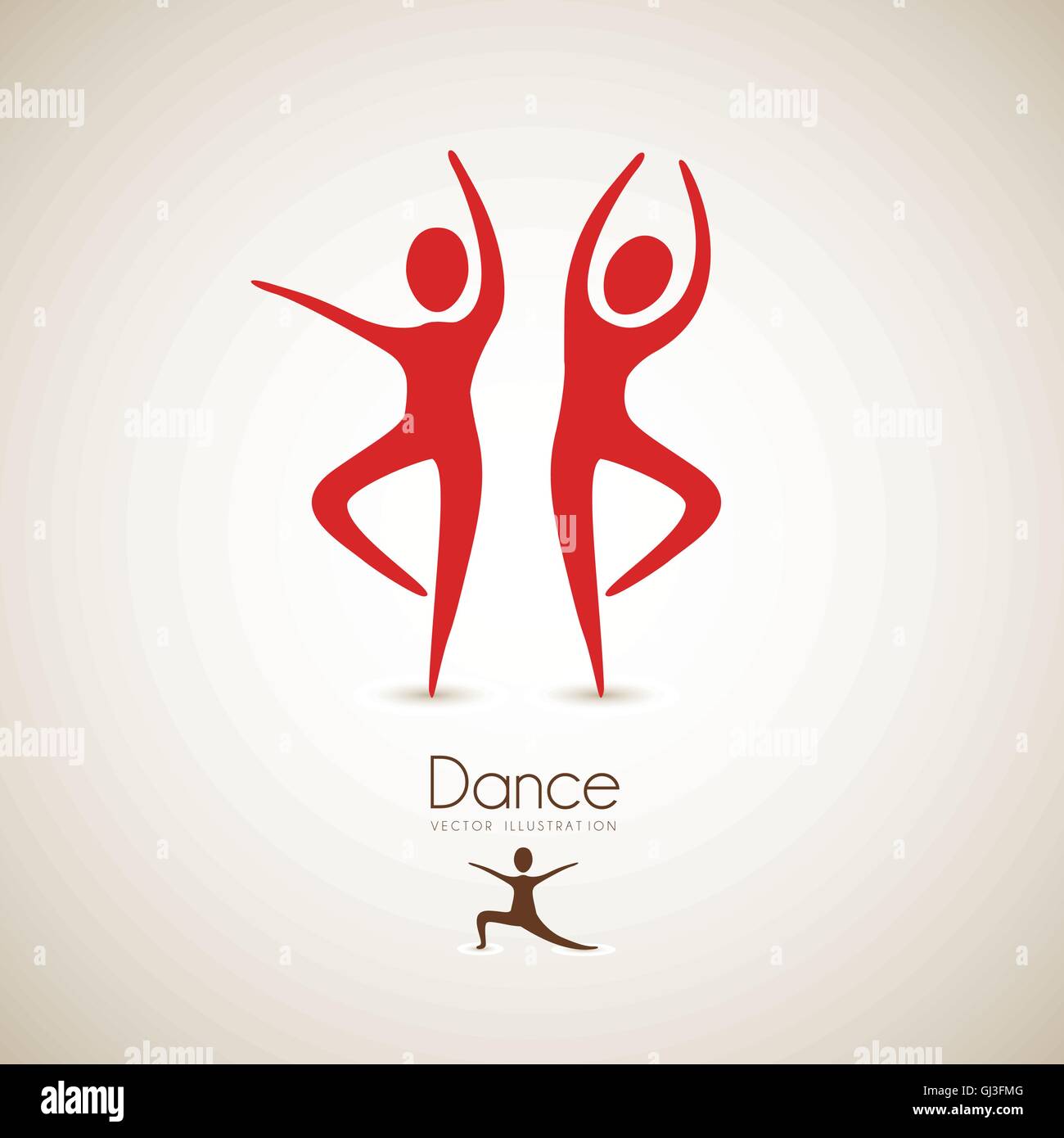 Illustration of couples dance positions vector illustration Stock ...