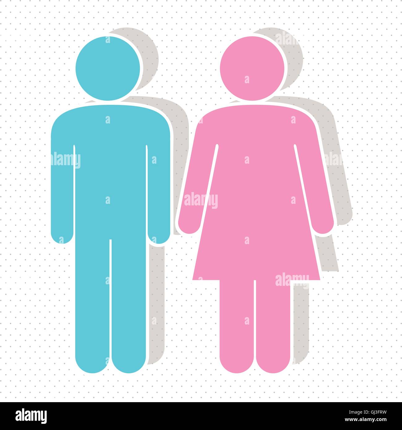 illustration of lady and gentleman vector illustration Stock Vector ...
