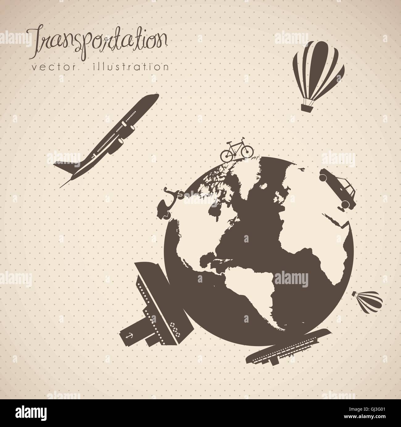 Public transportation around the world Stock Vector Images - Alamy