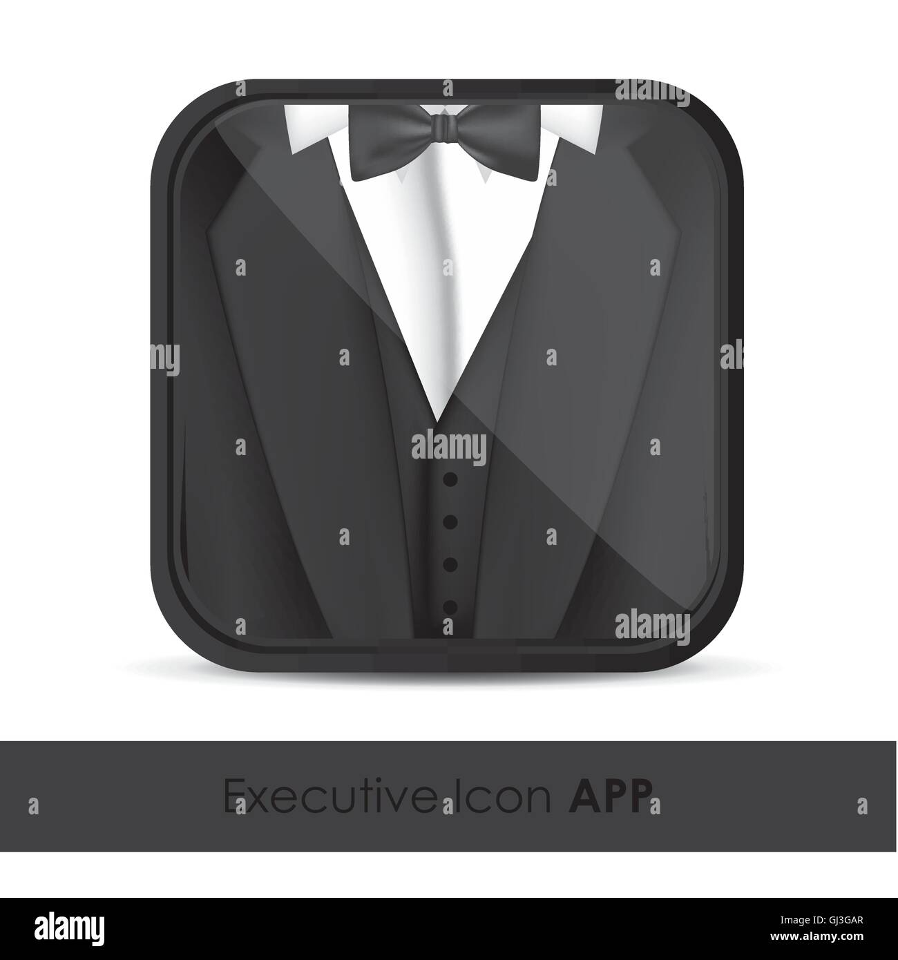 illustration of icon for application of executives with formal a Stock ...