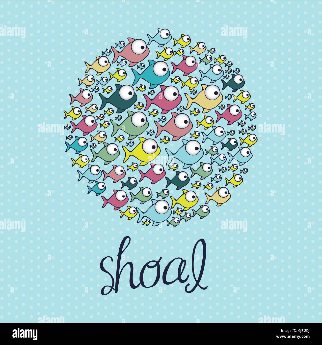 illustration of Fish Drawings aquatic animals vector illustrati Stock ...