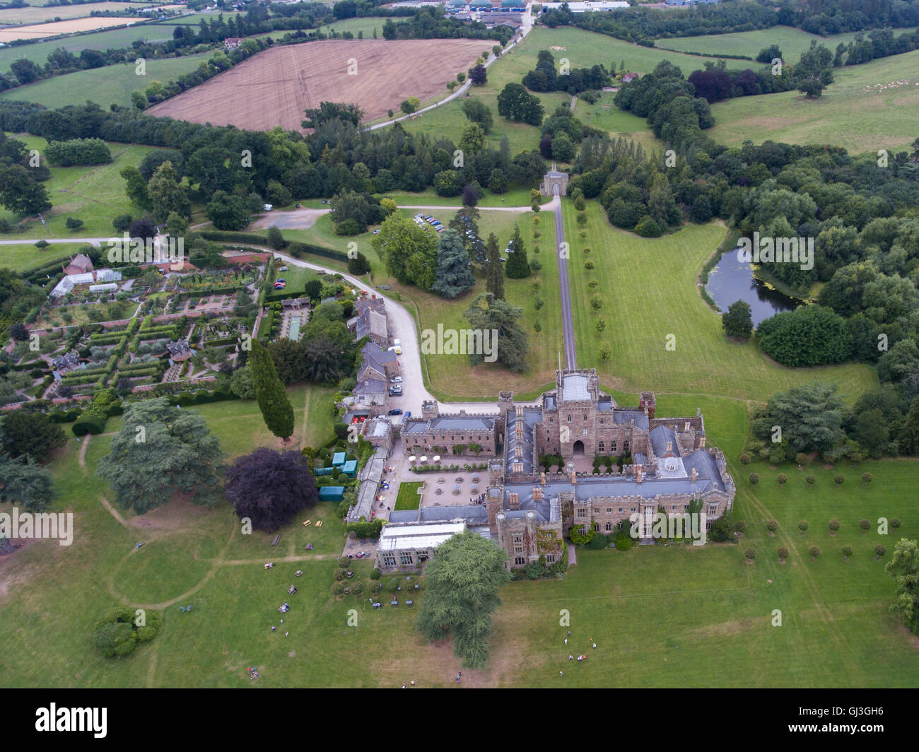 Castellated Country House Stock Photos & Castellated Country House ...