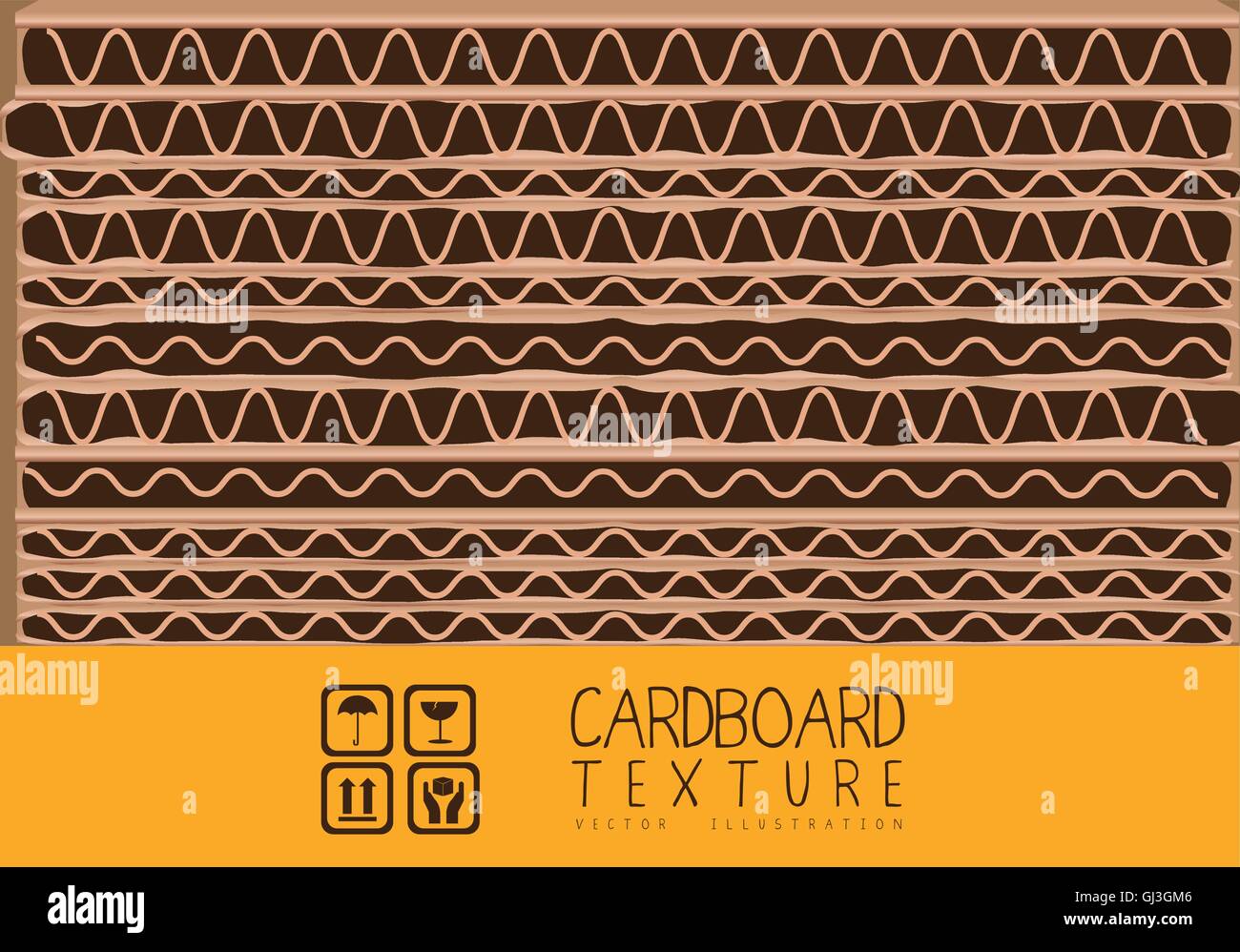 Illustration of stacks of cardboard boxes cardboard texture vect Stock ...