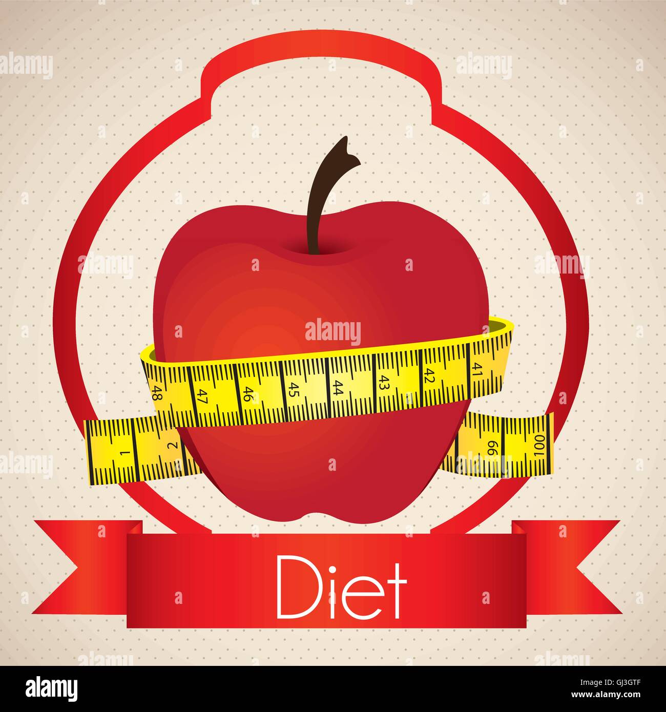 illustration of health icon diet and control measures vector ill Stock ...