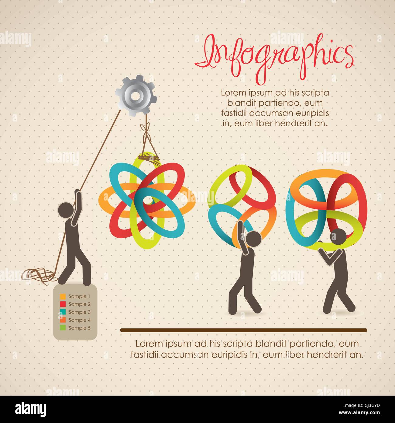 People figures icons infographic hi-res stock photography and images ...