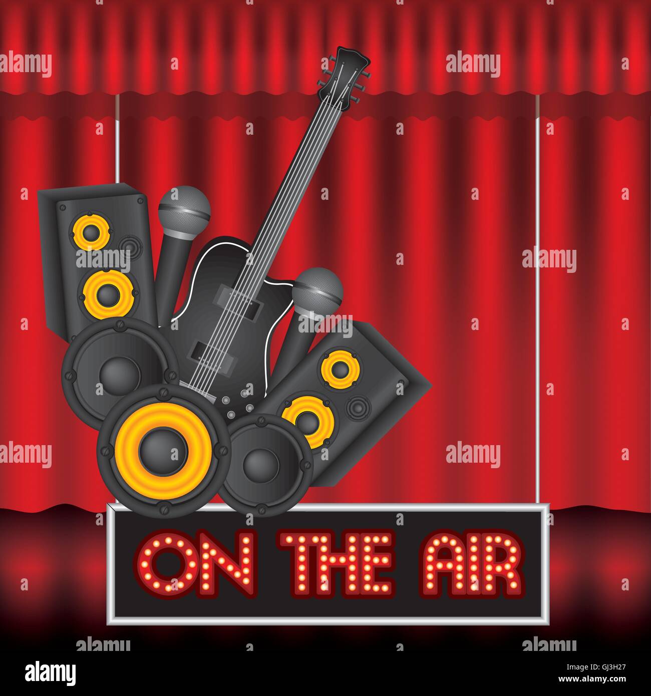 Showbiz Curtain High Resolution Stock Photography and Images - Alamy