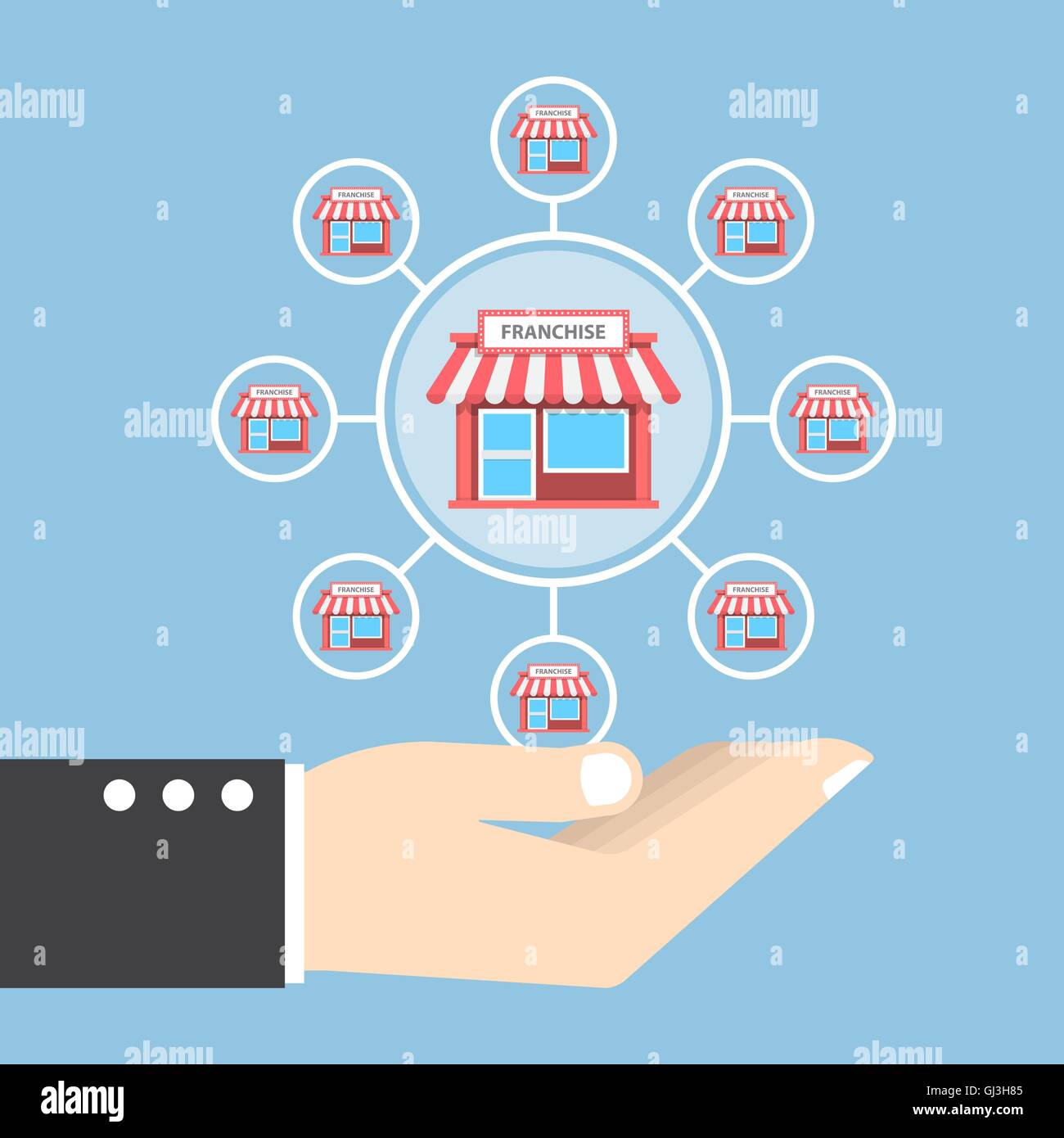 Franchise vector vectors hi-res stock photography and images - Alamy