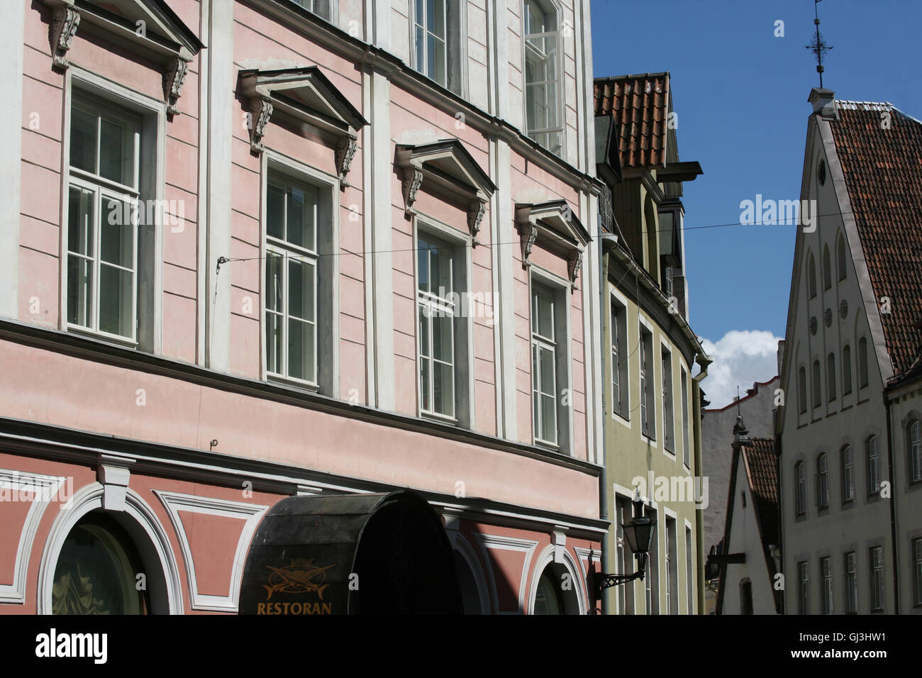 Architectural styles near the Town Hall Square within the Old Town ...