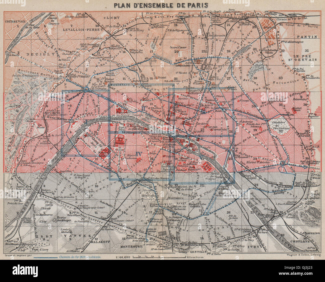 17th century paris map hi-res stock photography and images - Alamy