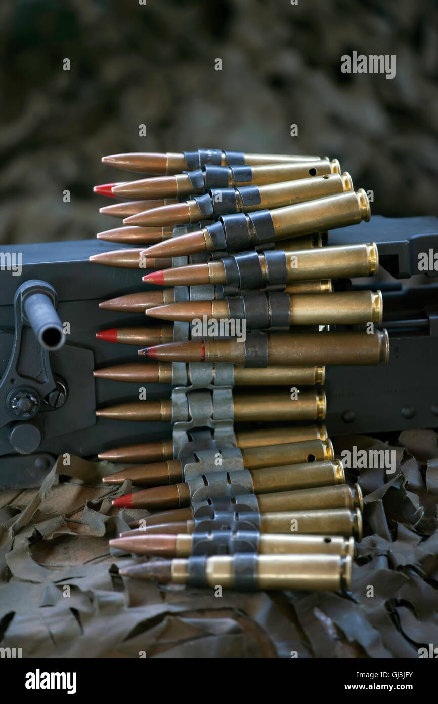 Machine Gun Ammo Stock Photos & Machine Gun Ammo Stock Images - Alamy