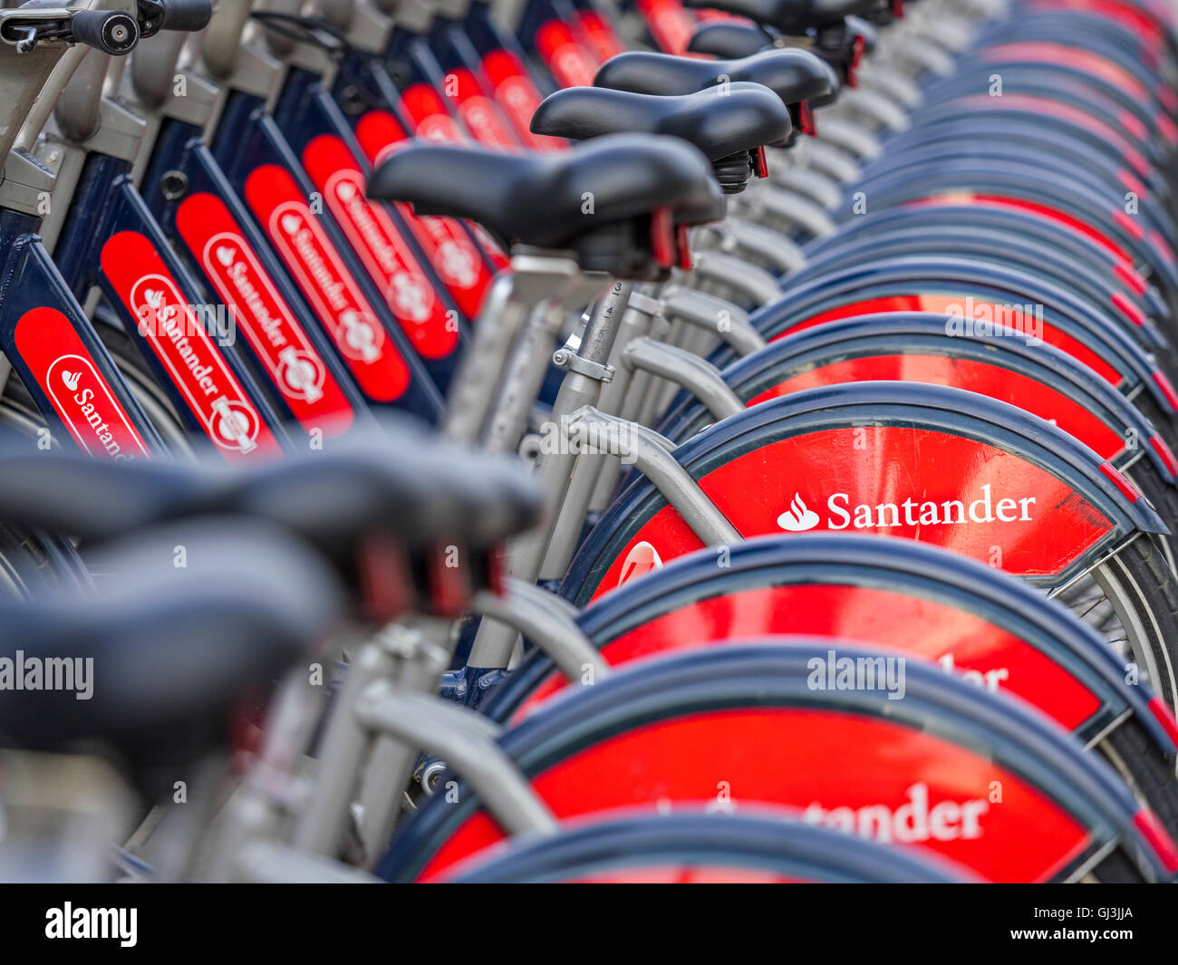 Bike rental, London England Stock Photo - Alamy