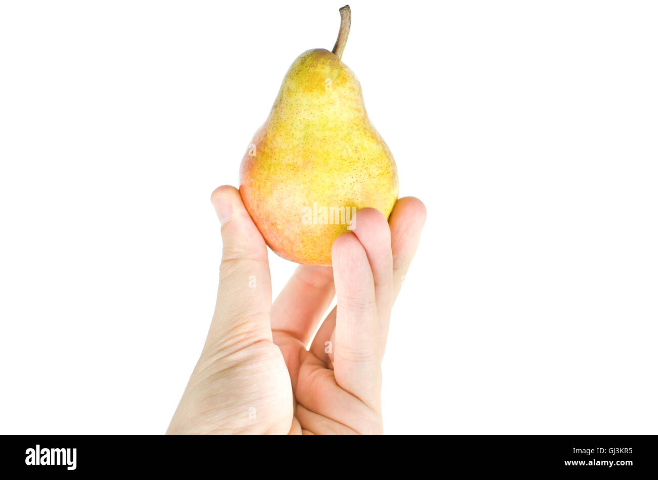 hand pear isolated Stock Photo - Alamy
