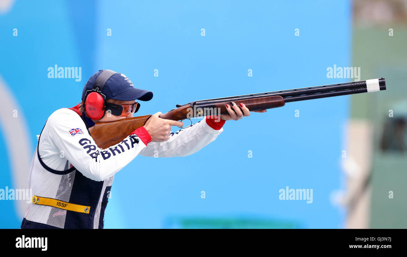 Great Britain's Elena Allen during the Women's Skeet Qualification at ...