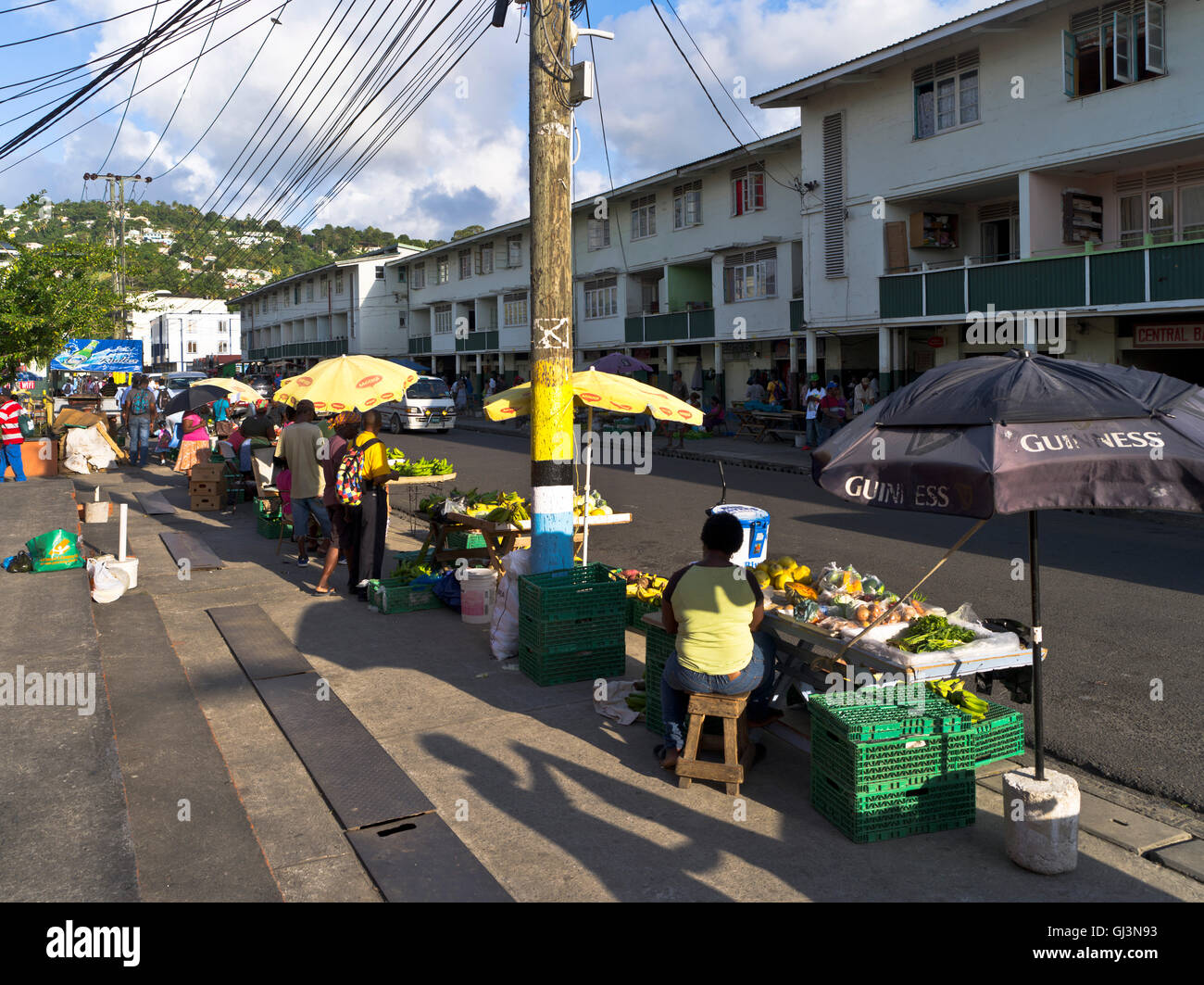 Castries, saint lucia street hi-res stock photography and images - Alamy