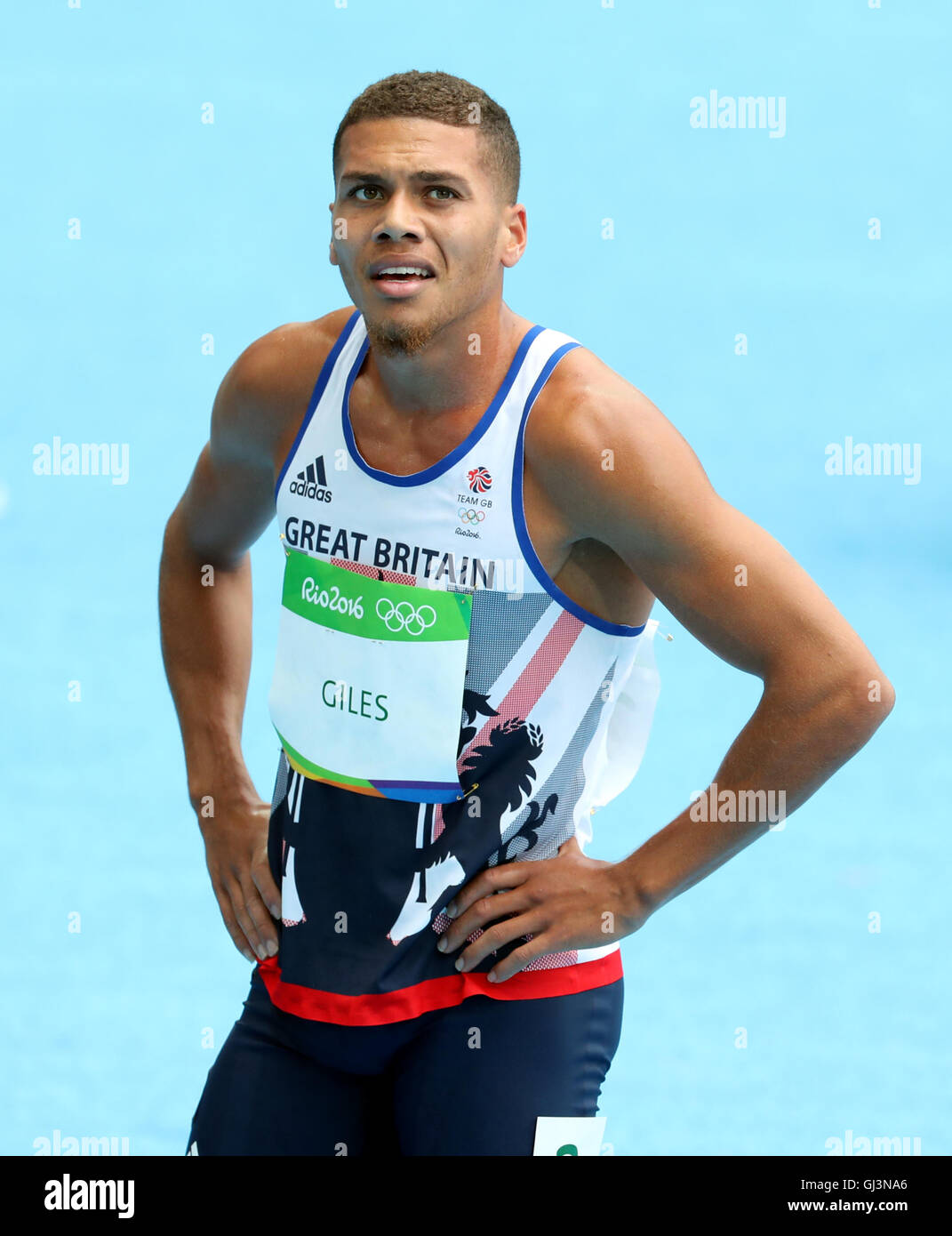 Great Britain's Elliot Giles looks dejected following the men's 800m ...