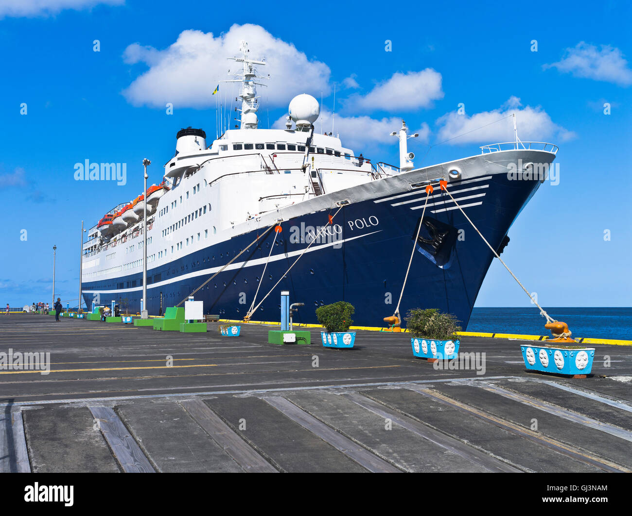 dh Marco Polo CRUISE SHIP CARIBBEAN cmv cruise liner berthed kingstown ...
